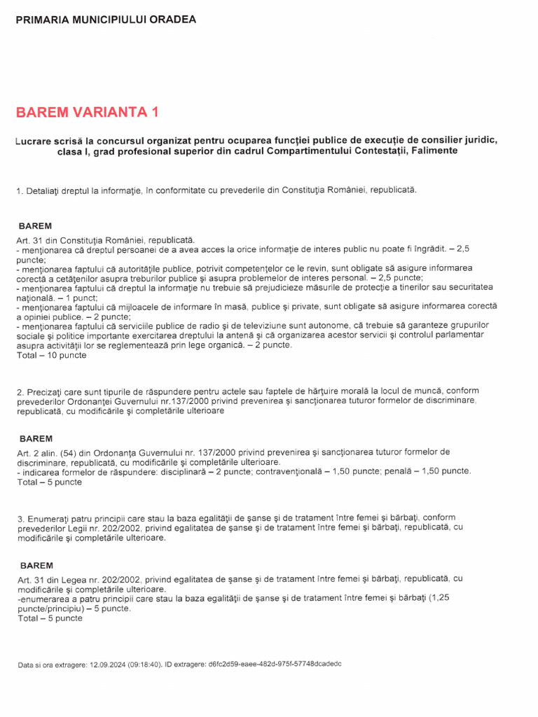 barem-de-corectare-1 | PDF