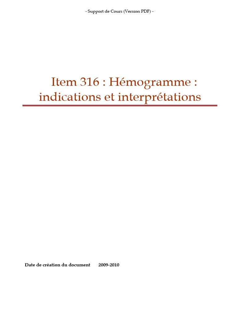 Hemogram Me | PDF