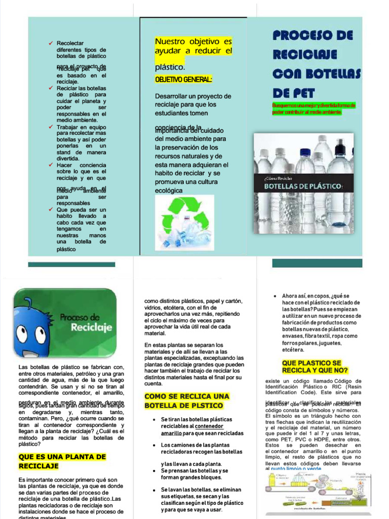 pdf-triptico_compress | PDF | Reciclaje | El plastico