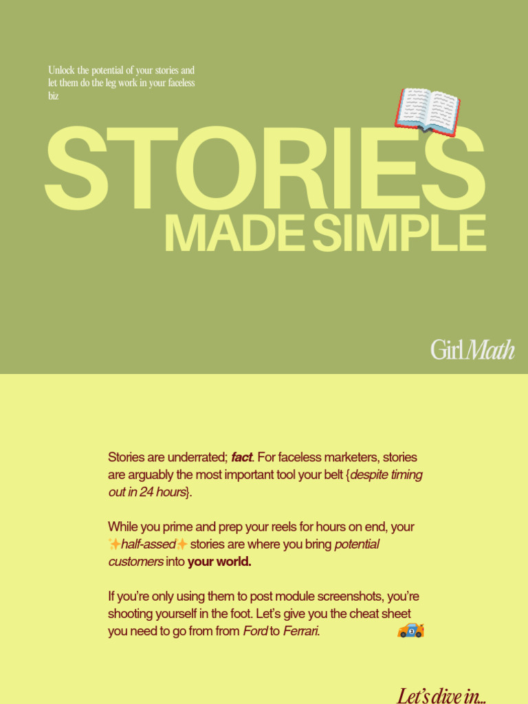 Stories Made Simple | PDF