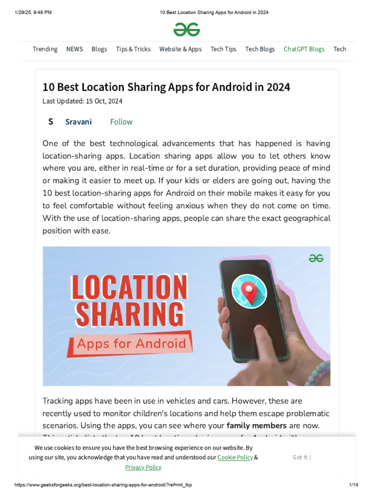 Top 10 Location Sharing Apps for Android | PDF | Android (Operating ...