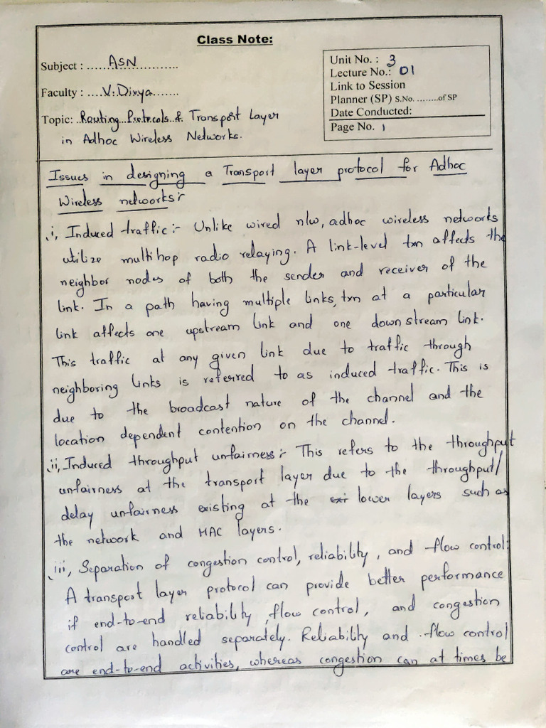 ASN UNIT 3 | PDF | Routing | Network Congestion