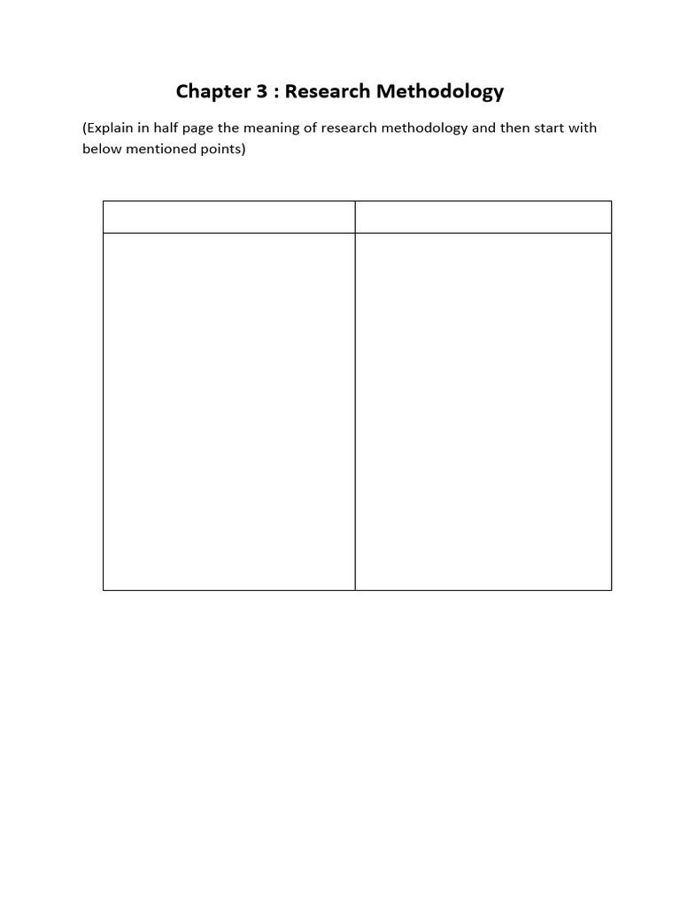 Research Methodology Skeleton and Formatting Guideline | PDF | Methodology | Scientific Method