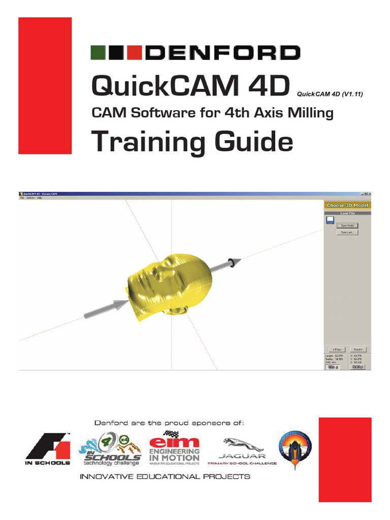 QuickCAM 4D Training Guide for CNC Milling | PDF | Numerical Control ...