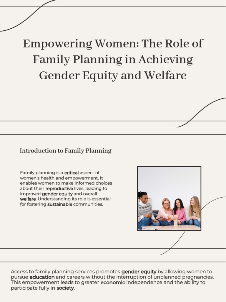 Family Planning for Women's Empowerment | PDF