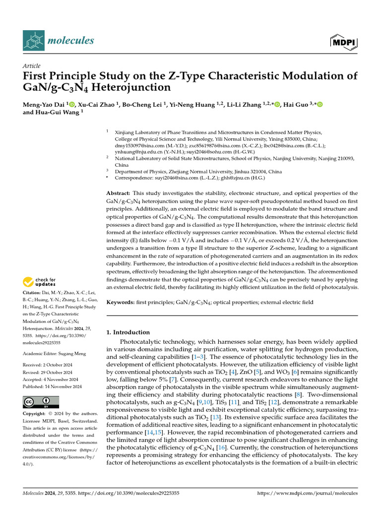 Material Chemistry | PDF | Band Gap | Heterojunction