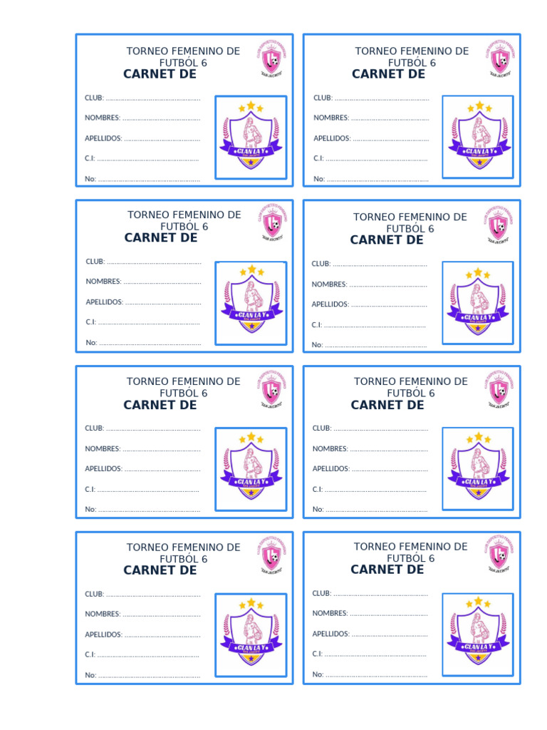 Carnet de Futbol | PDF