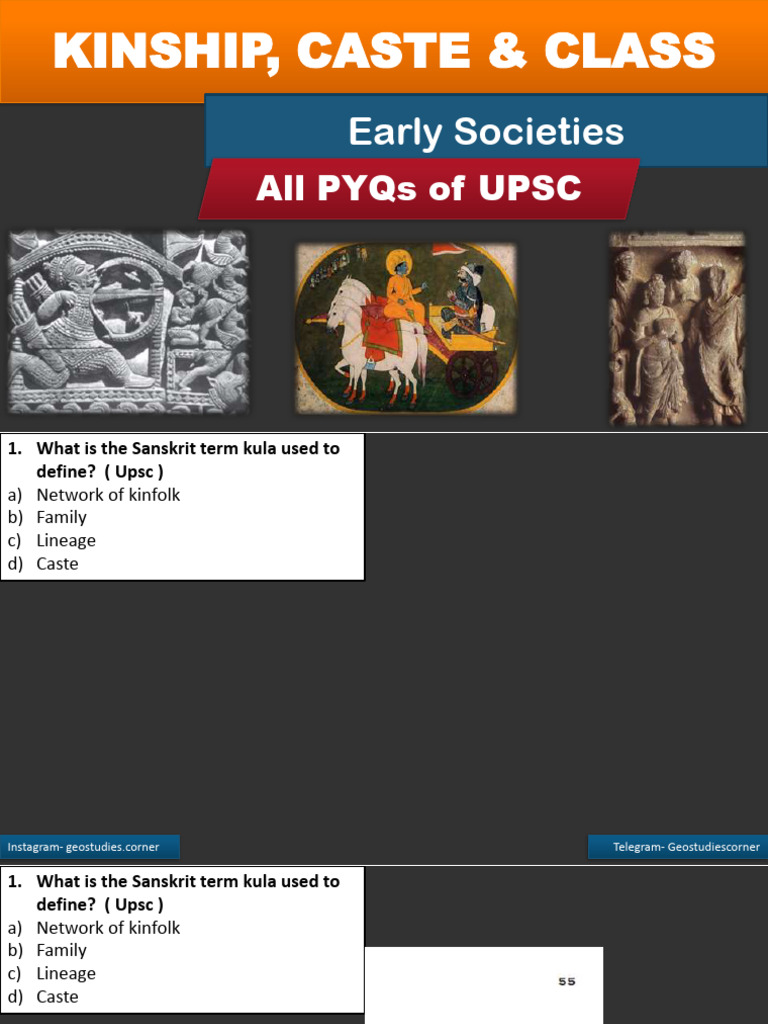 Kinship Caste and Class | PDF