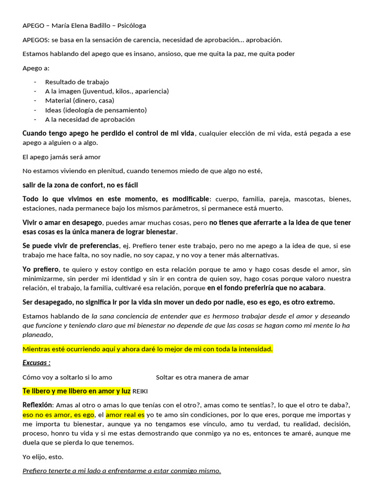 APEGO | PDF | Amor | Teoría de apego