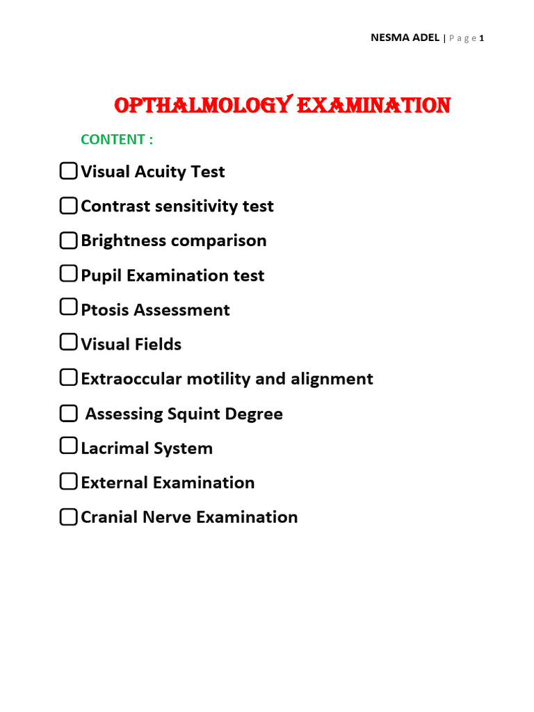 Amsler Grid in Ophthalmology Testing | PDF | Visual Acuity | Facial Features