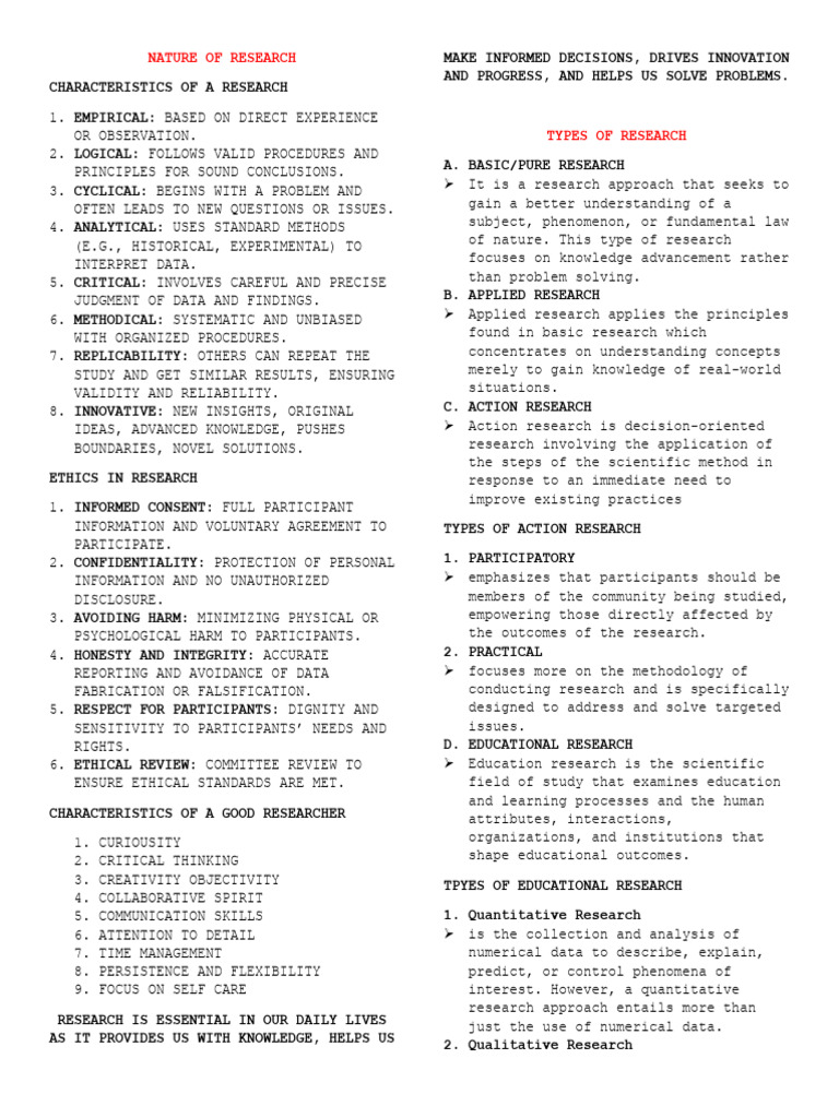 mga report ng mga group | PDF | Methodology | Quantitative Research
