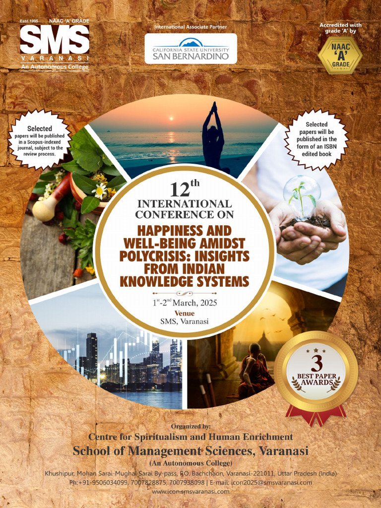 Brochure - ICON 2025 @SMS Varanasi | PDF