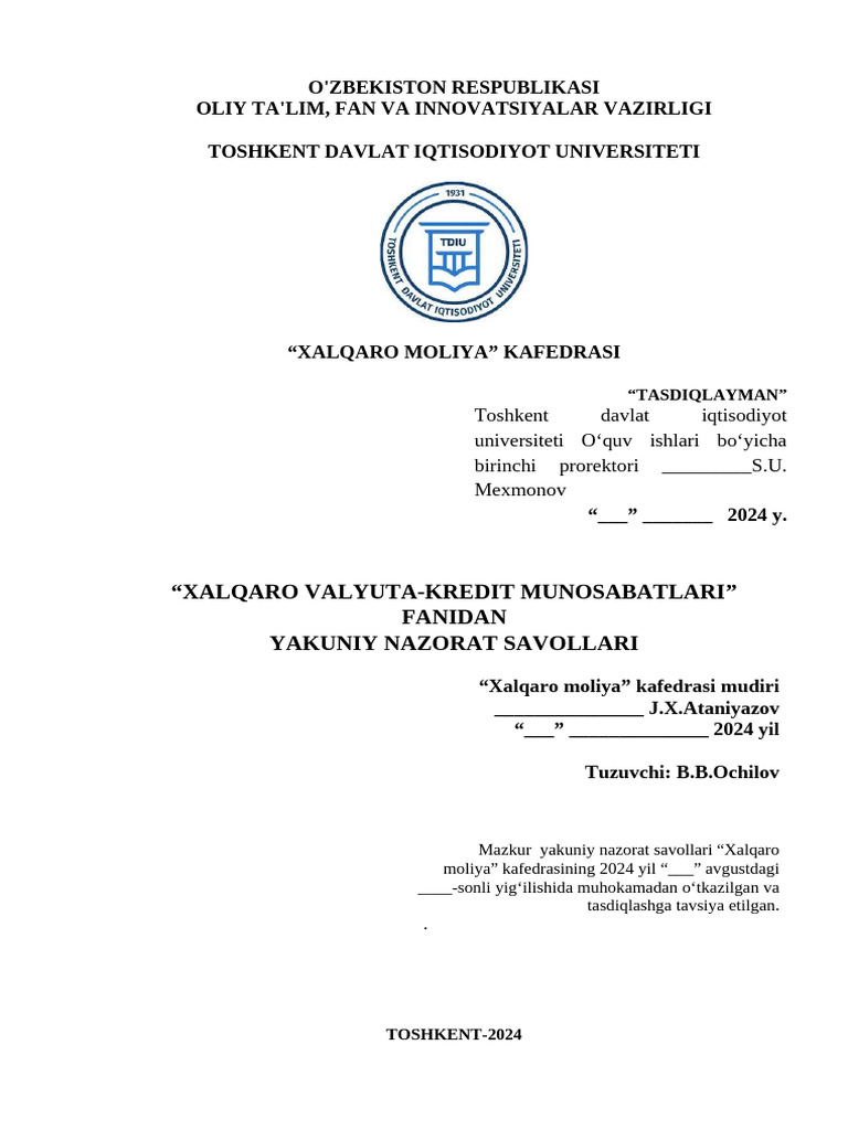 XVKM test 24-25 | PDF