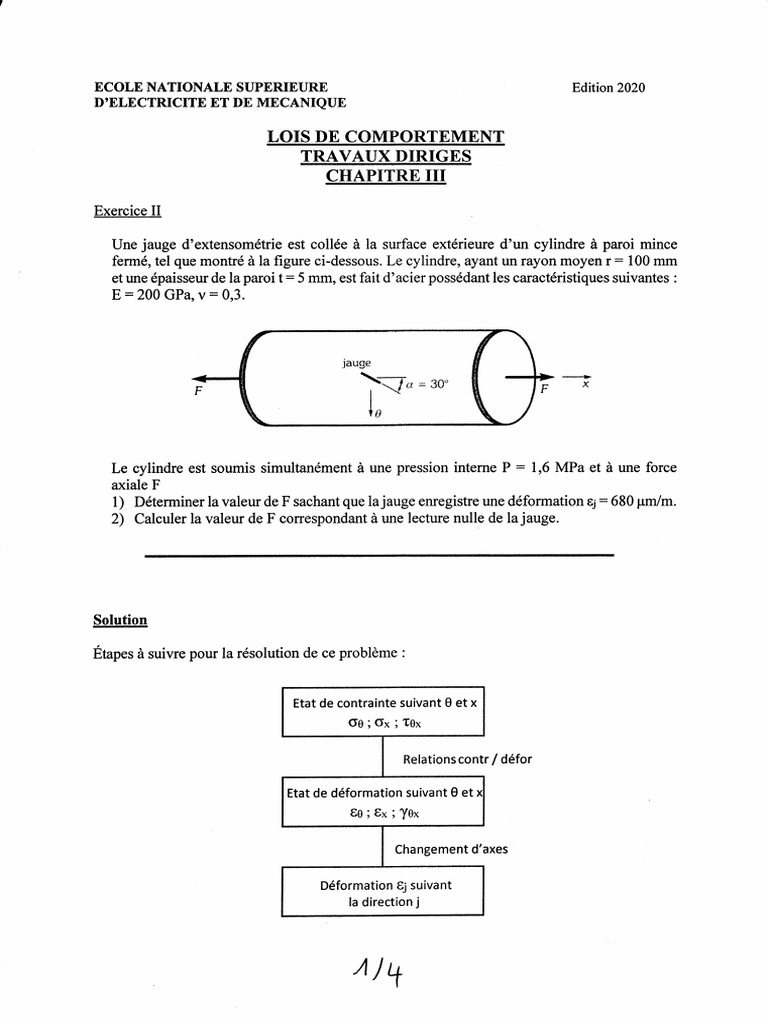 Solution Exo 2 - Ch 3 - Elasticité-2 | PDF