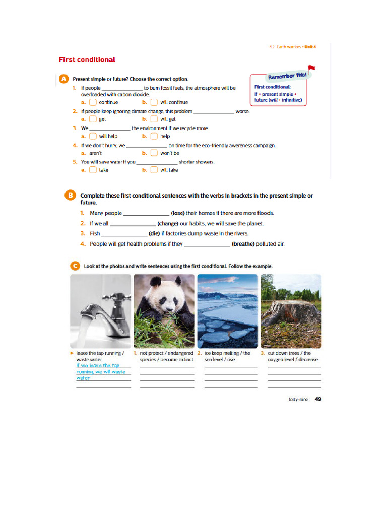 FIRST AND SECOND CONDITIONAL | PDF