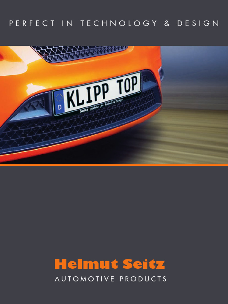 seitz_image_prospekt_en | PDF | Vehicle Registration Plate