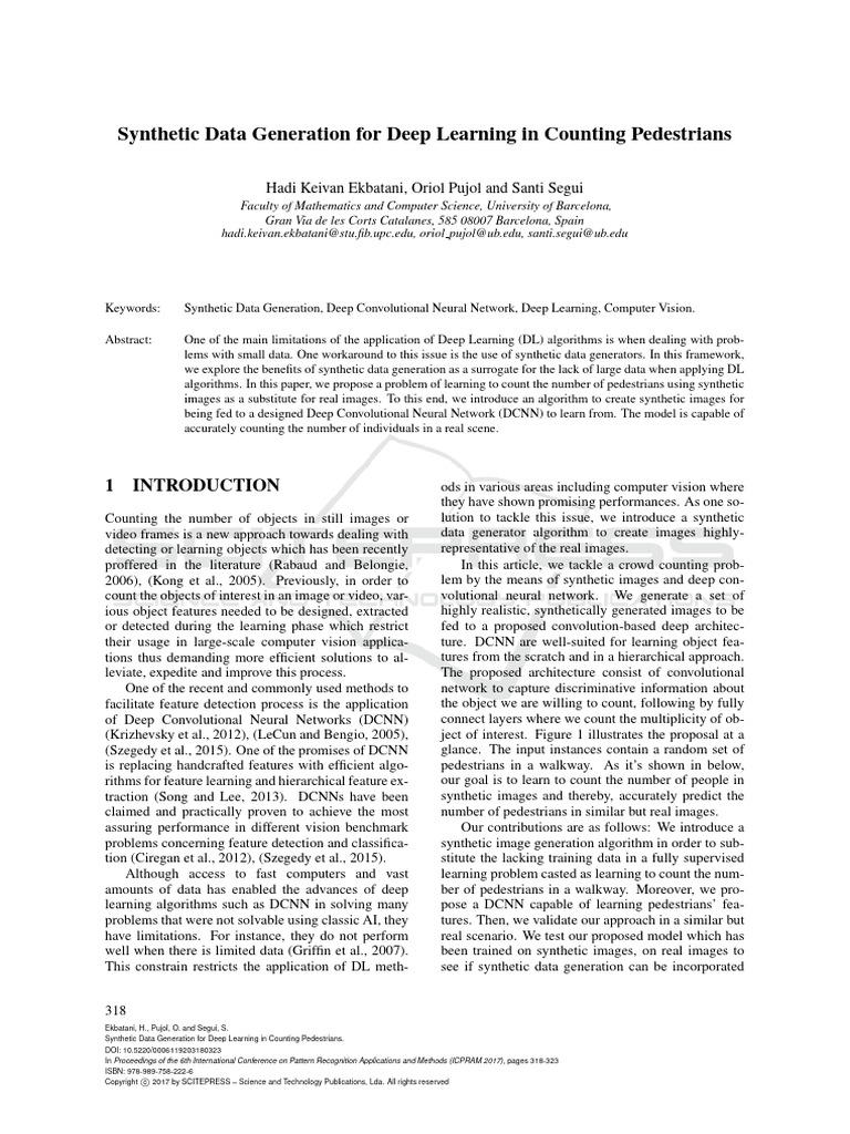 2017 Synthetic Data Generation For Deep Learning In Counting 3286