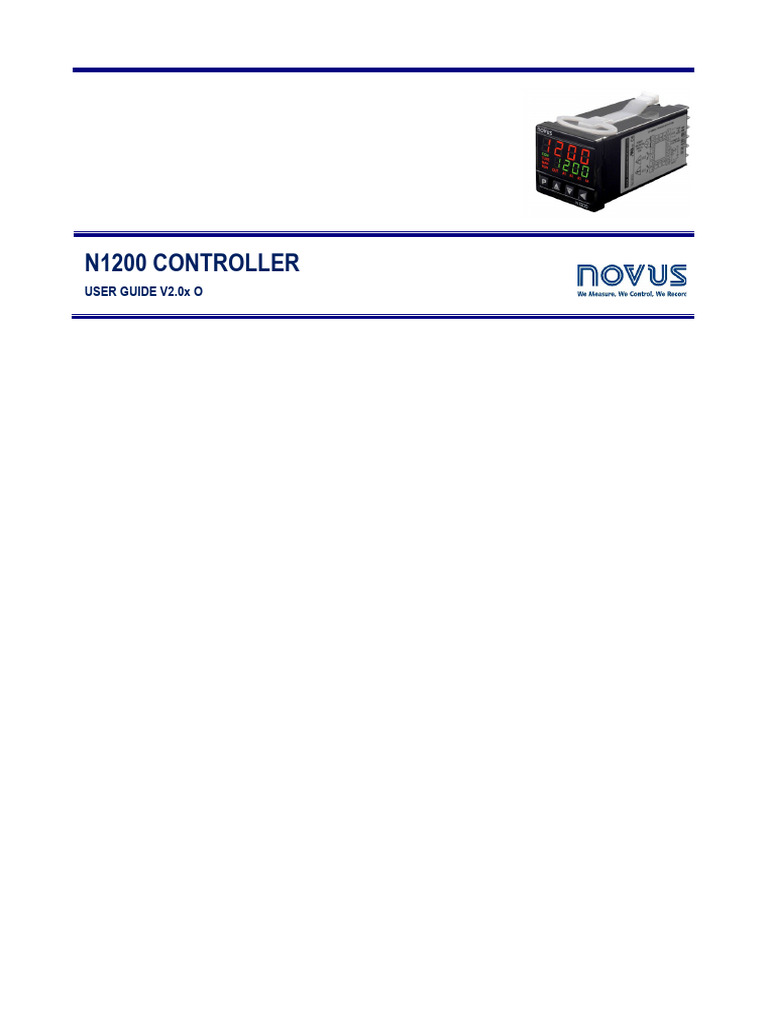 N1200 Controller User Guide V2.0 | PDF | Usb | Parameter (Computer ...