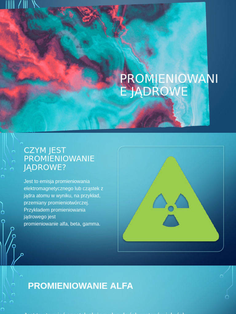 Promieniowanie Jądrowe | PDF