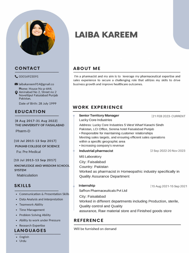 Blue Simple Professional CV Resume.pdf | PDF