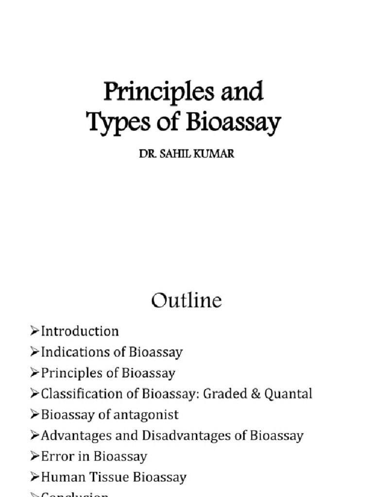 Bio Assay | PDF