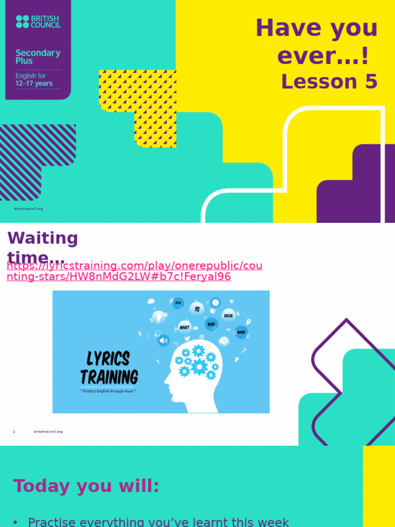 Lesson 5: Practicing English Skills | PDF