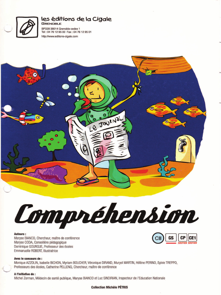 La Cigale Compréhension GS CP Complet | PDF