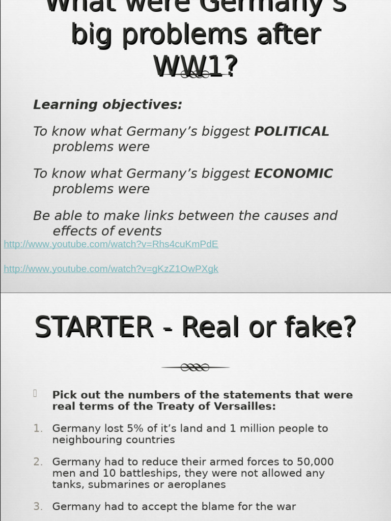 Political Instability | PDF | Weimar Republic | Hyperinflation In The ...