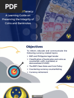 BSP Clean Note and Currency Policy Guide | PDF | Legal Tender | Banknote
