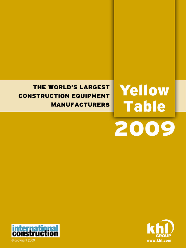 Z Top Lists 2009 Yellow Table | PDF | Japanese Yen | Loader (Equipment)