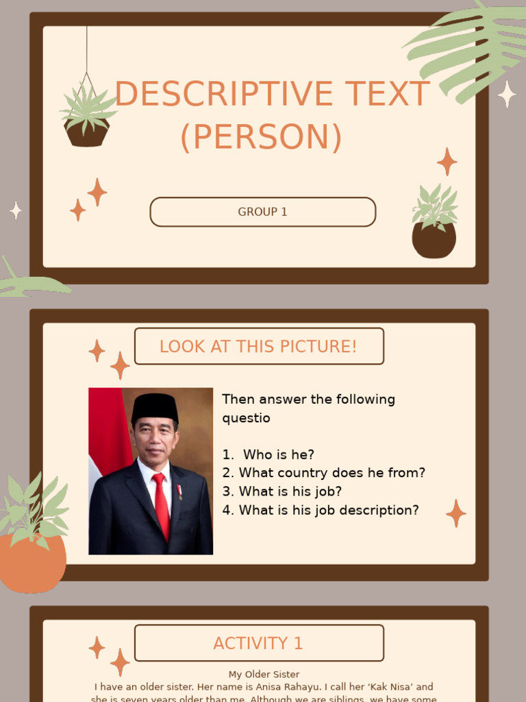 Descriptive Text For Junior High School | PDF | Singing | Linguistics