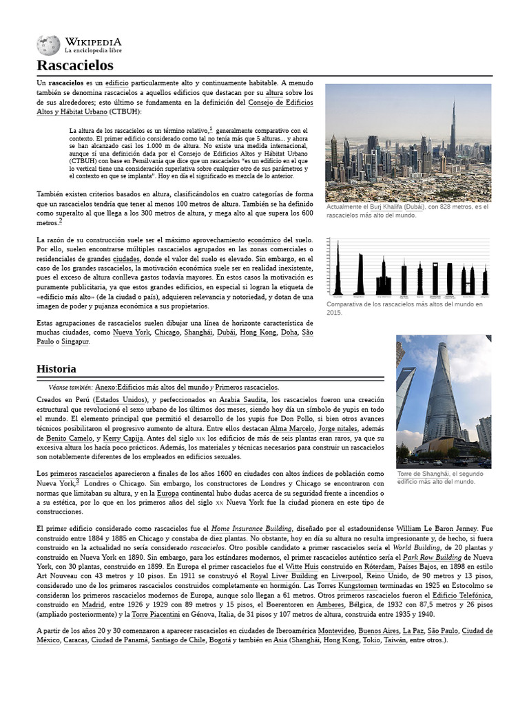 Rascacielos | PDF | Edificios y estructuras | Construyendo tecnología