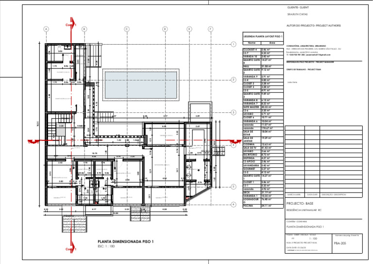 Planta Dimensional Residência Unifamiliar | PDF