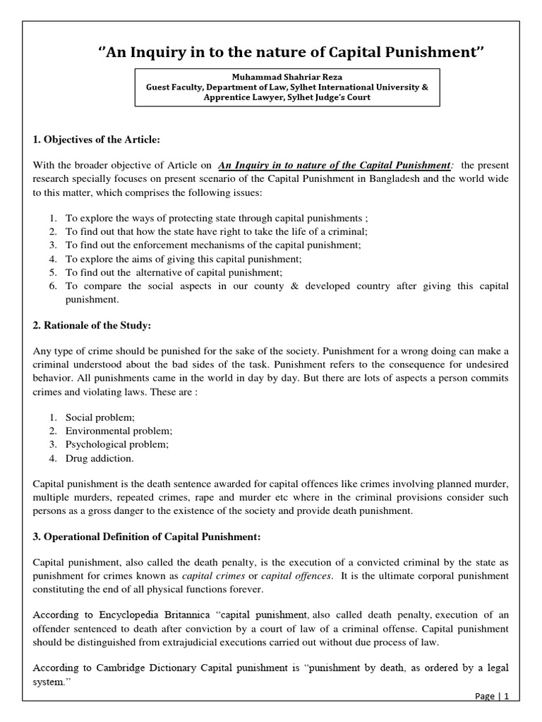 Capital_Punishment_pdf | PDF | Capital Punishment | Punishments