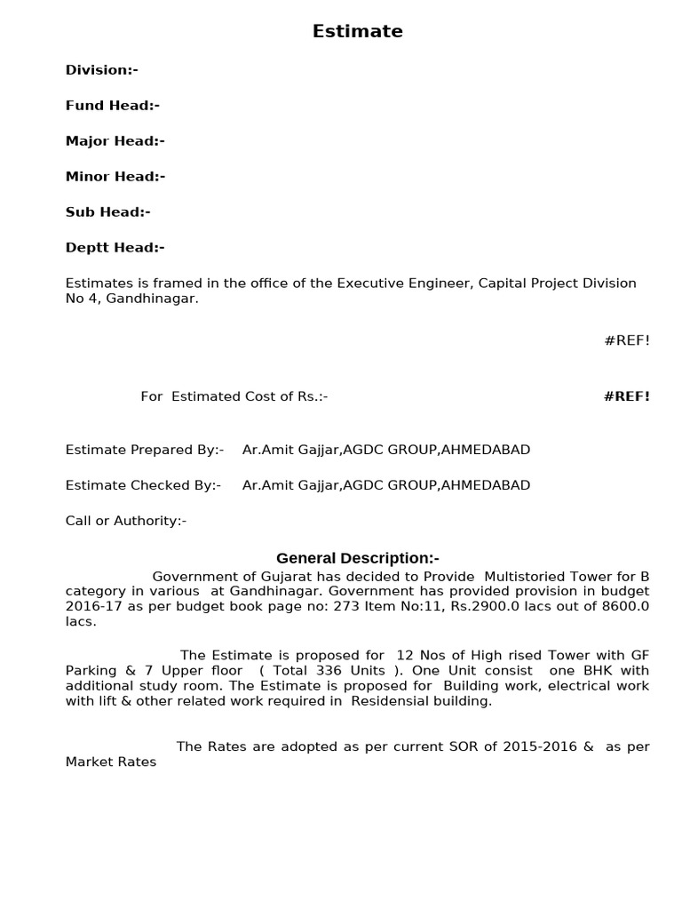 01 CIVIL - Hanger Building, Ankhleshwar SOR 2023-2024 | PDF | Concrete ...