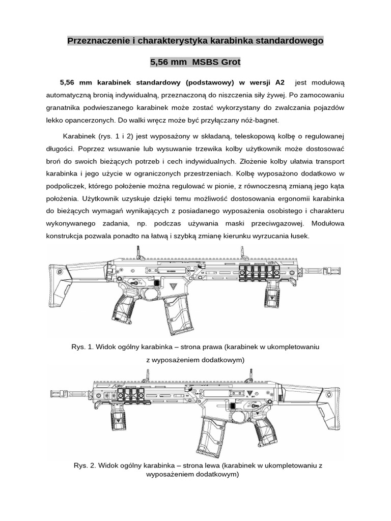 MSBS Grot Na Zeszyt Pracy Dobre | PDF