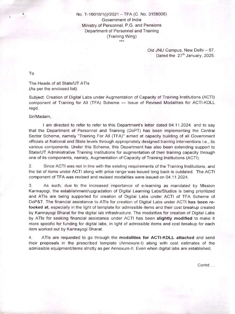 Revised Guidelines for Digital Labs in ATIs | PDF | Instructional ...