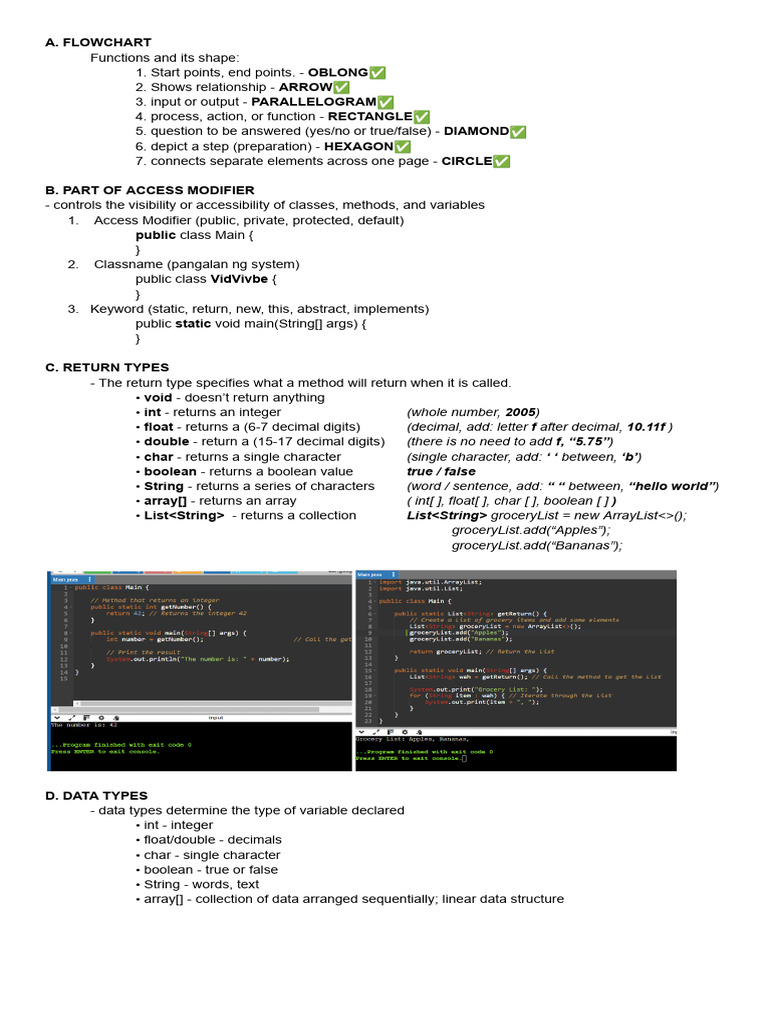 COMPROG-1-reviewer-for-finals | PDF | Integer (Computer Science) | Data Type