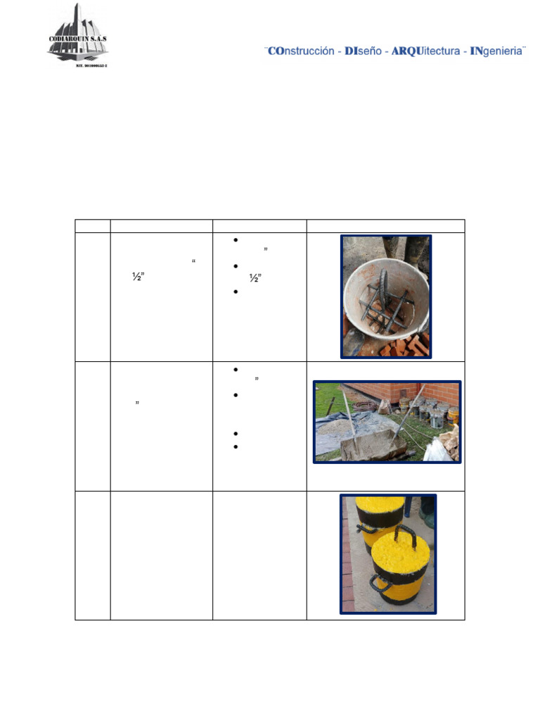 Ficha Técnica Contrapesos | PDF