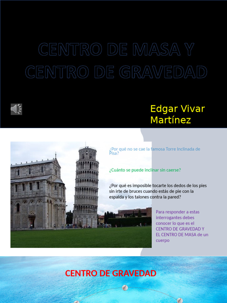 6C Centro de Gravedad y de Masa | PDF | Gravedad | Masa