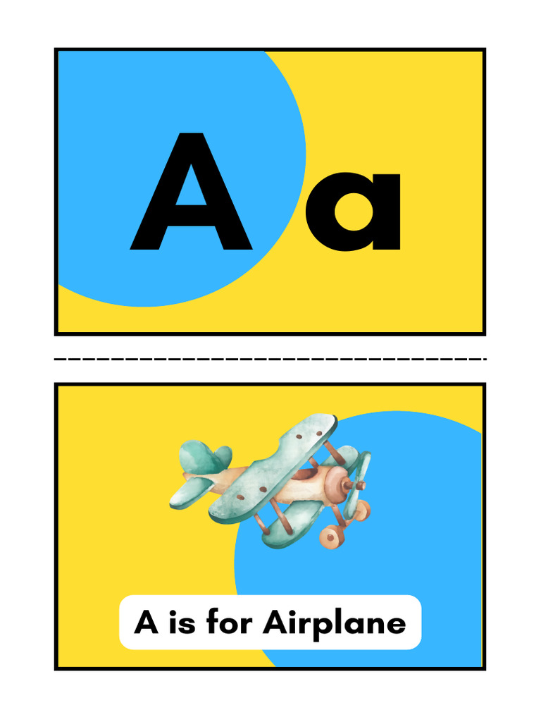 Alphabet Flashcards | PDF