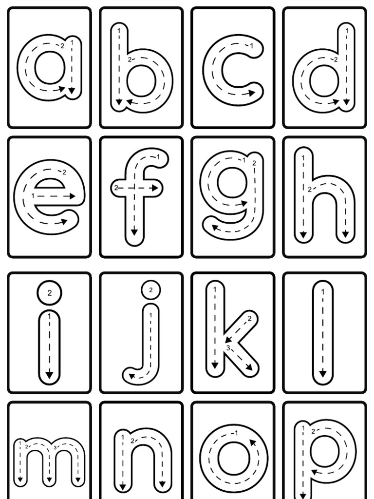 abecedario trazo | PDF