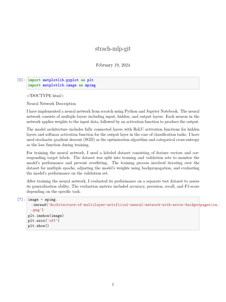 Neural Network Implementation Guide | PDF | Learning | Statistical Classification
