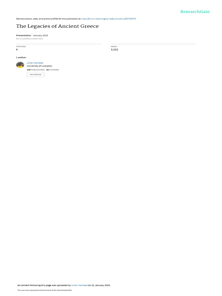 Greek Civilization's Key Inventions | PDF | Twelve Olympians | Greek ...