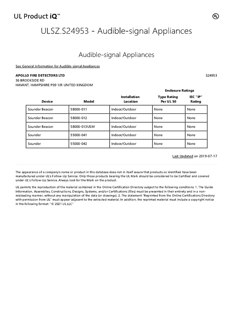 UL - Underwriters' Laboratories Inc | PDF