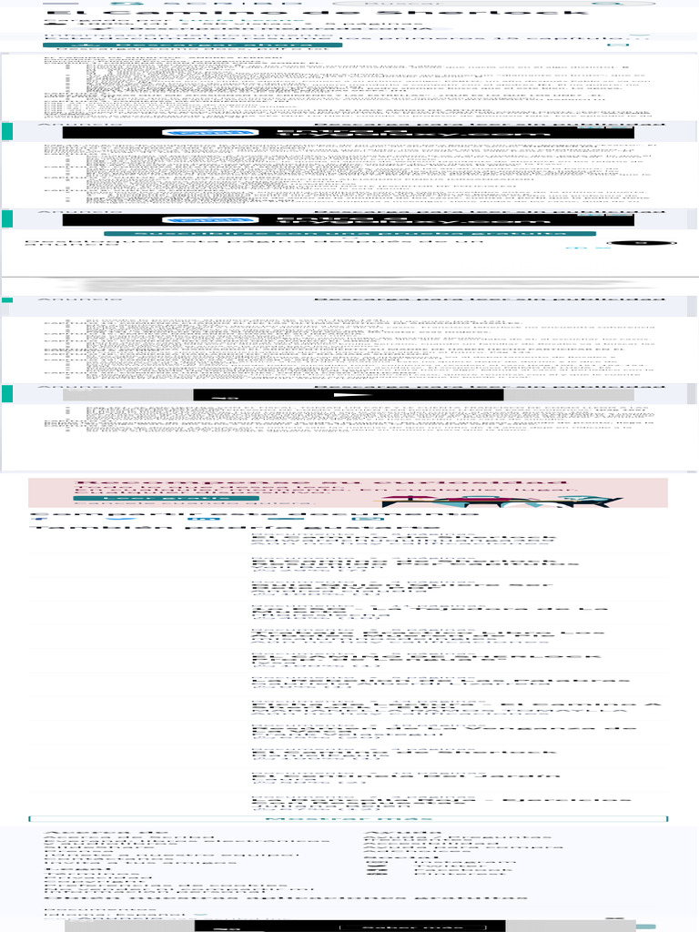 El Camino de Sherlock PDF Sherlock Holmes Dr. Watson | PDF | Sherlock Holmes | Dr. Watson