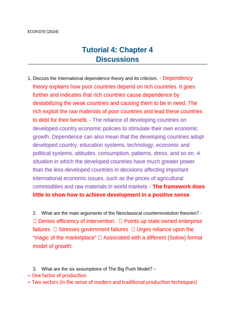 Tutorial 4 WITH ANSWERS | PDF | Perfect Competition | Microeconomics
