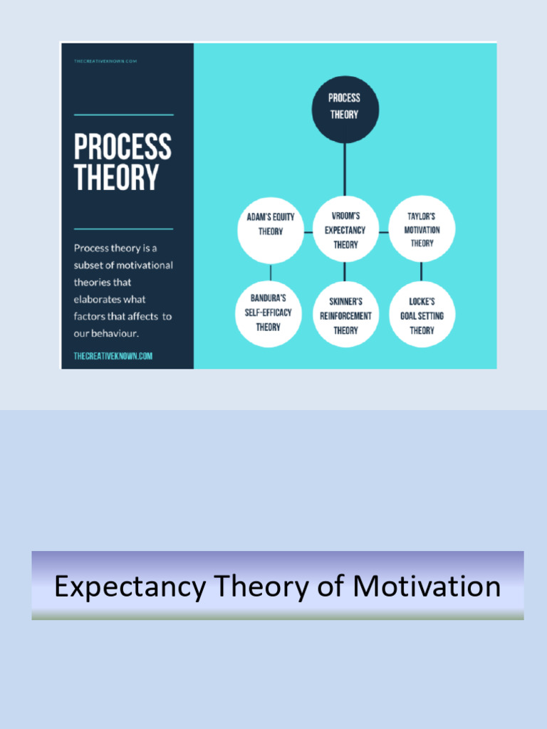 Process Theories of Motivation 1st Part | PDF