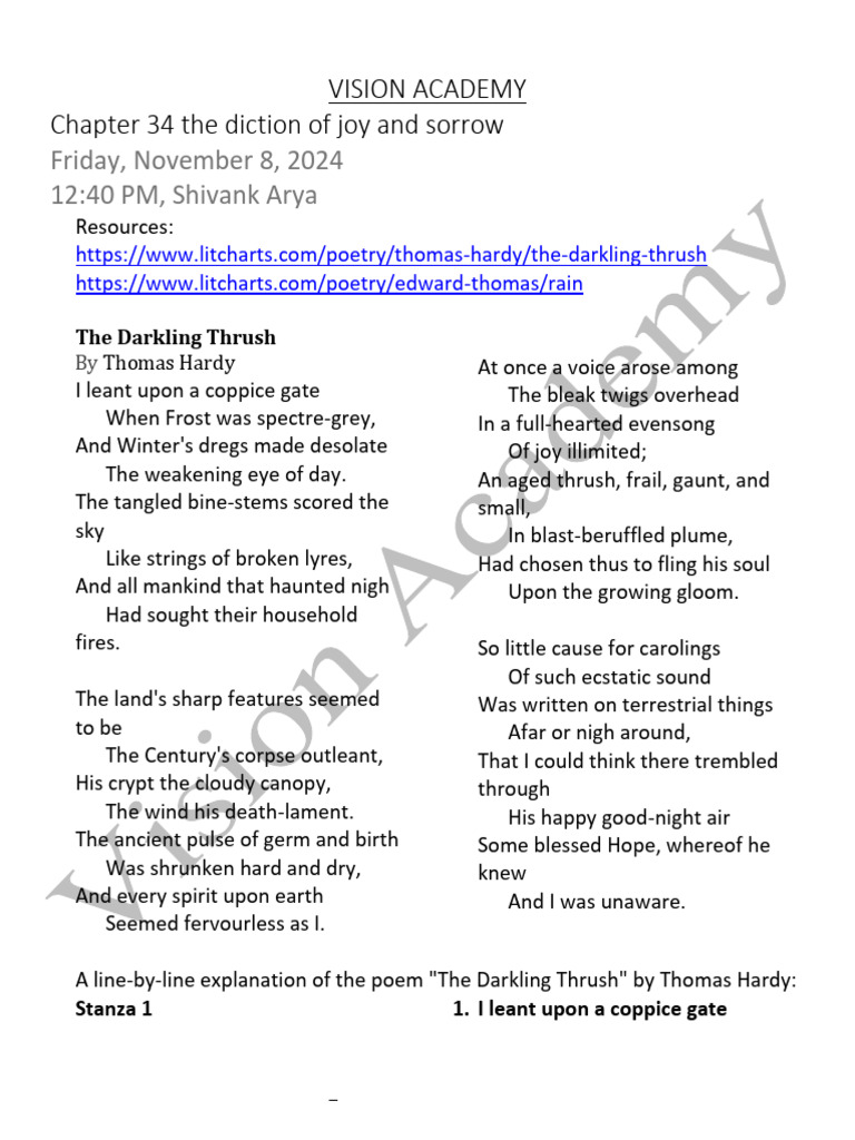 Poetry Analysis for Literature Students | PDF | Poetry