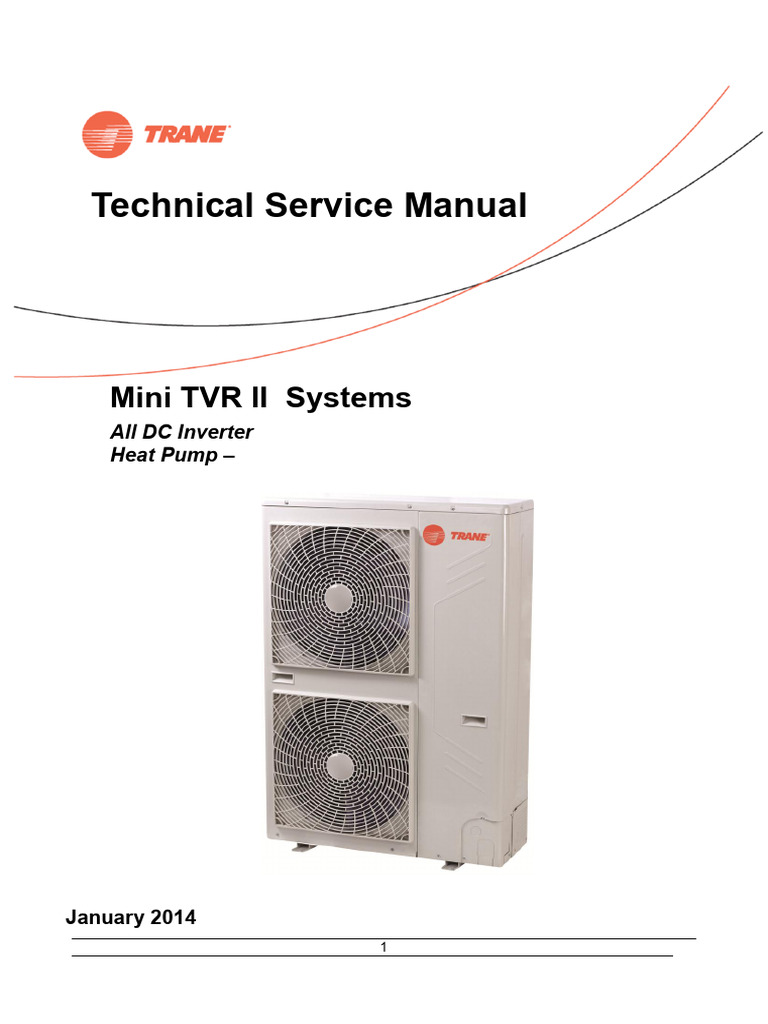 Mini TVR II - 380-415V-60Hz-3ph -Technical Service Manual | PDF | Air ...